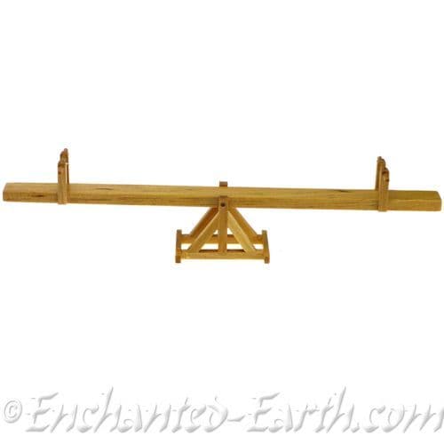 Long Mini Garden Wooden See Saw