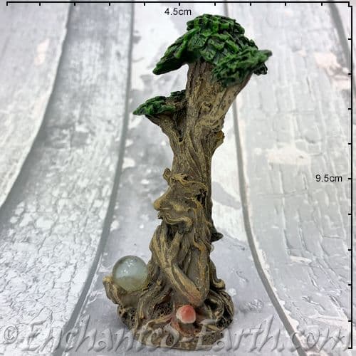 Magical Wise Old Tree Ent with Owl - Sitting laughing with his crystal ...