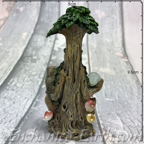 Magical Wise Old Tree Ent with Owl - Sitting with staff on the left.