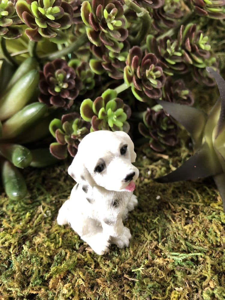 Miniature Garden Dog - Dalmation.