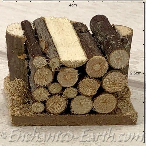 Miniature Garden - Log Pile - 4cm.