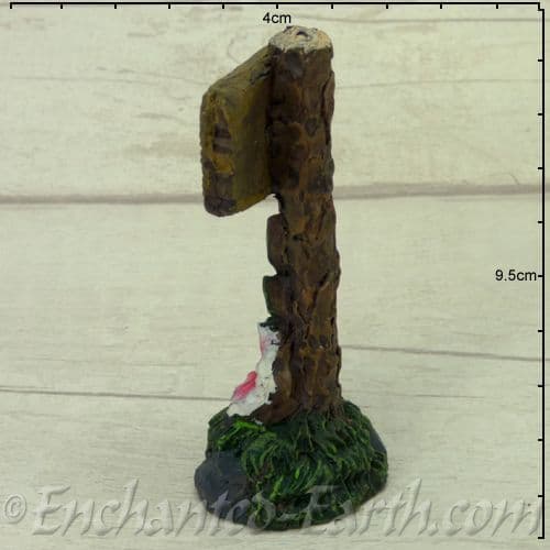 Miniature Garden - Magical Cottage Garden Welcome Sign.
