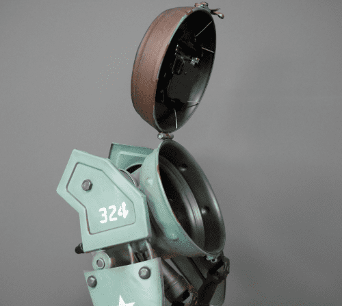 Retro RAF Robot Clock.