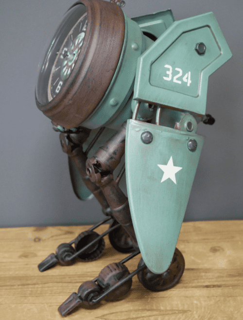 Retro RAF Robot Clock.