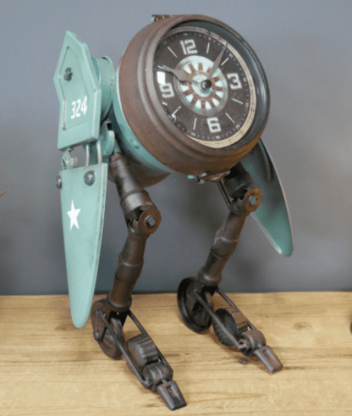 Retro RAF Robot Clock.