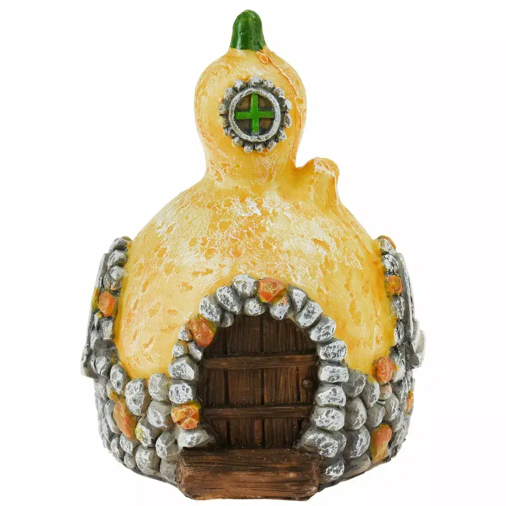 Rustic Fairy House - Squash Cottage - 17cm.