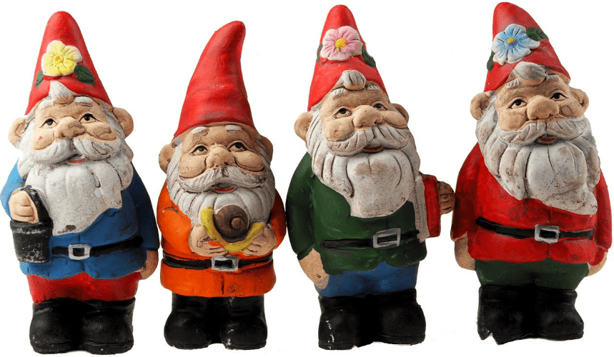 Rustic Garden Gnomes - Choose from 4 styles - 11cm.