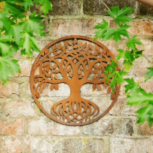 Rustic Tree of Life Plaque - 40cm.