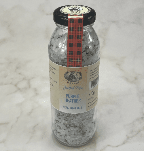 Scottish Seasoning - Aromatic Purple Heather & Coarse Sea Salt.