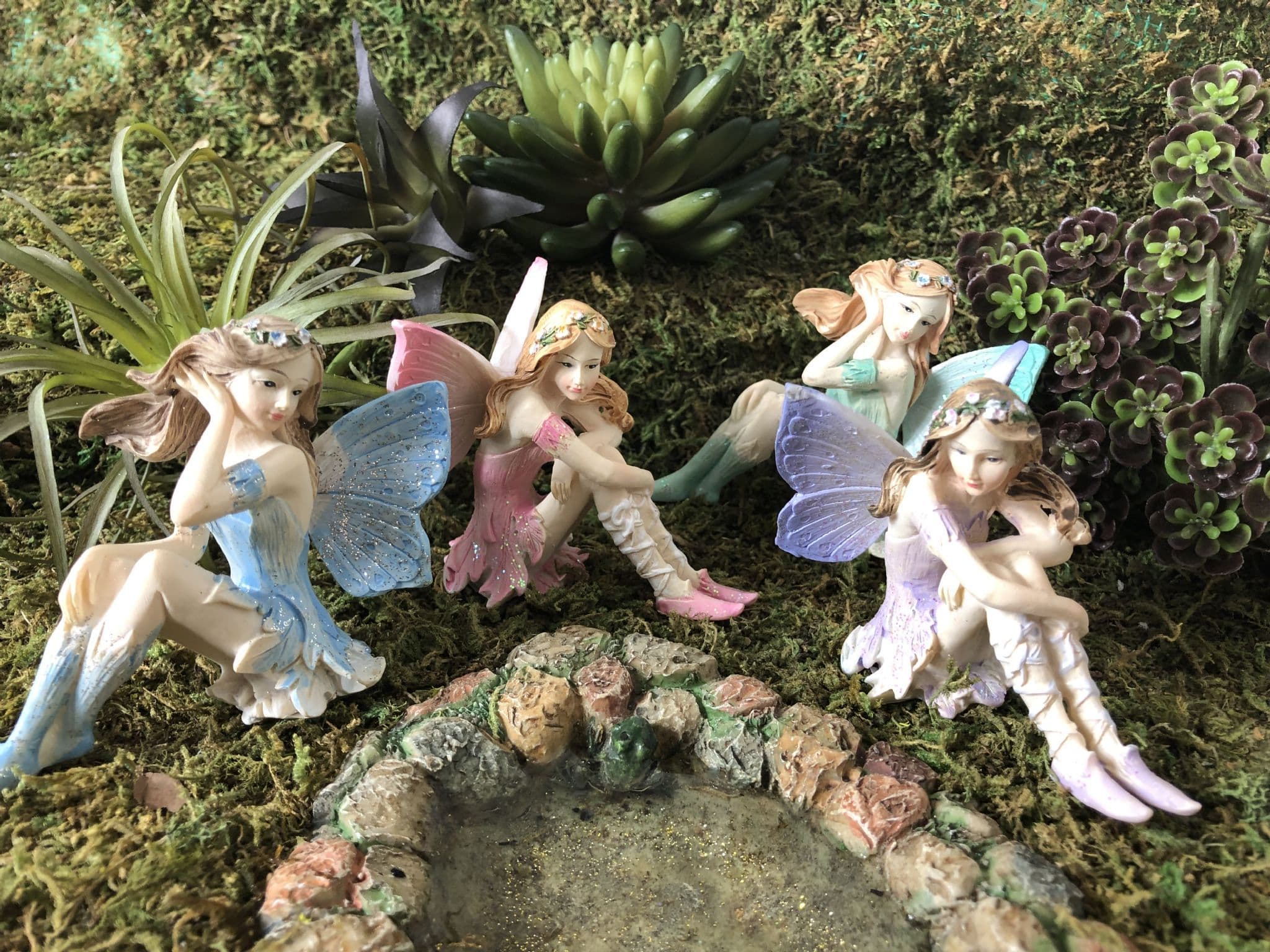 Teenage Dancing Fairy - Mint Green - 6.5cm.