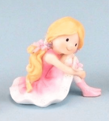 Miniature Garden - Pair of Sitting Princess's - 8.5cm.