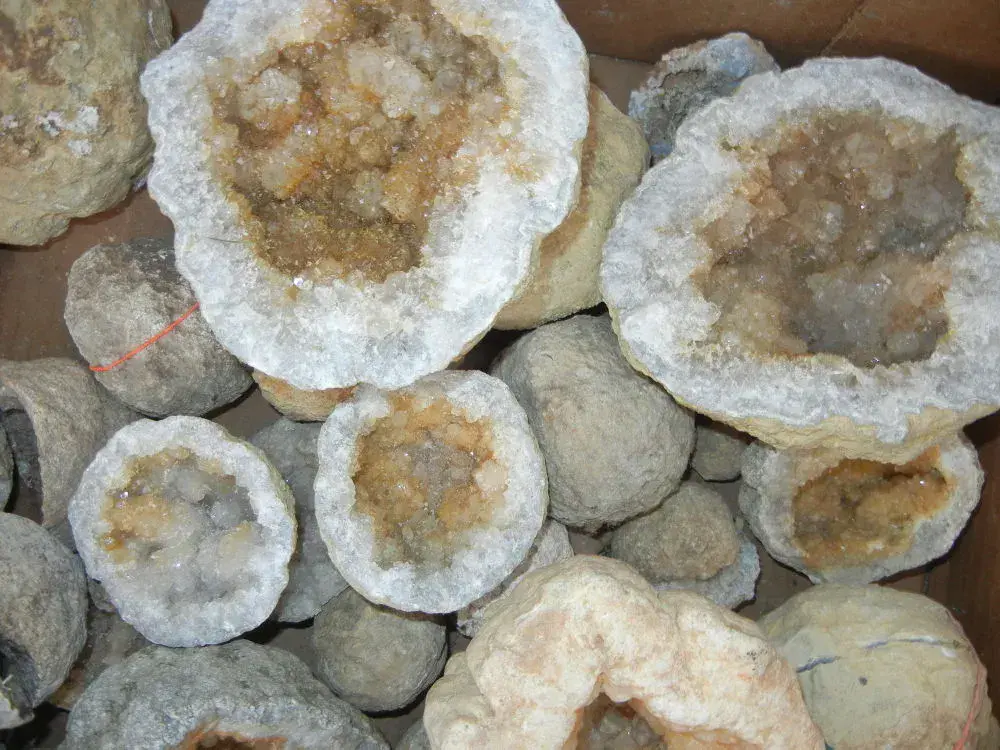 Whole Natural Quartz Geode - Break open your own Geodes.