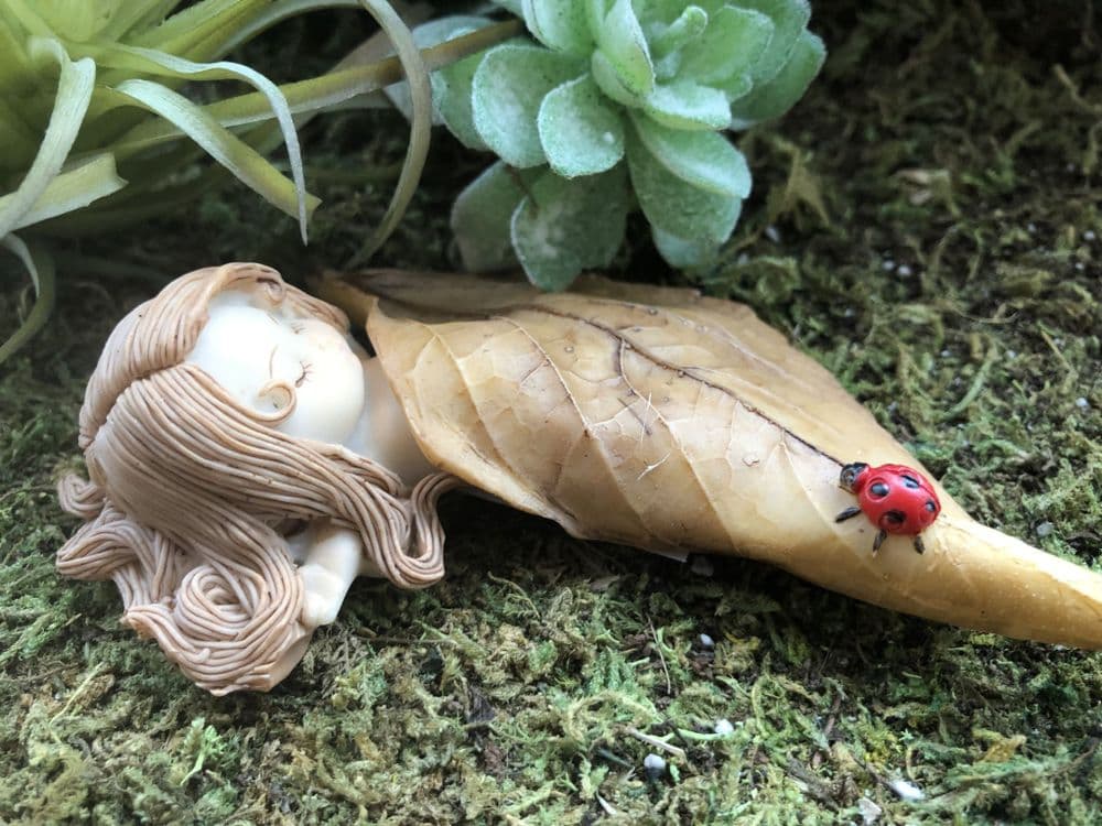Magical Woodland Dell Leaf Fairy- Annabel - 12cm.