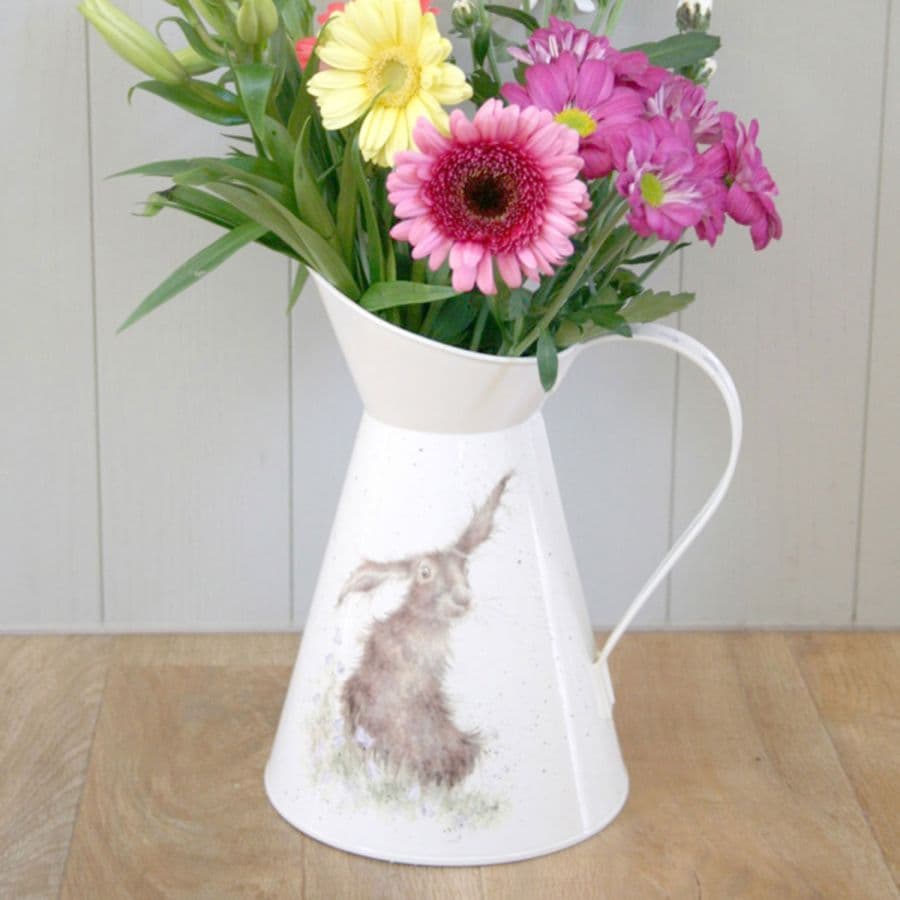 Wrendale Designs - Harebells' Flower Jug - Hare Vase.