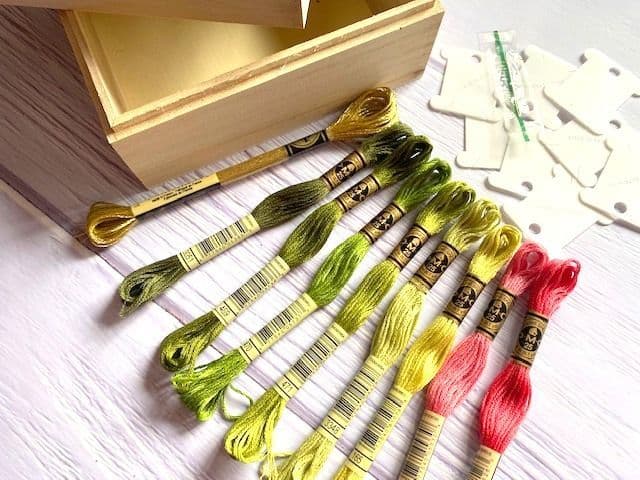 DMC DIY Country Monogram Trinket Box Kit