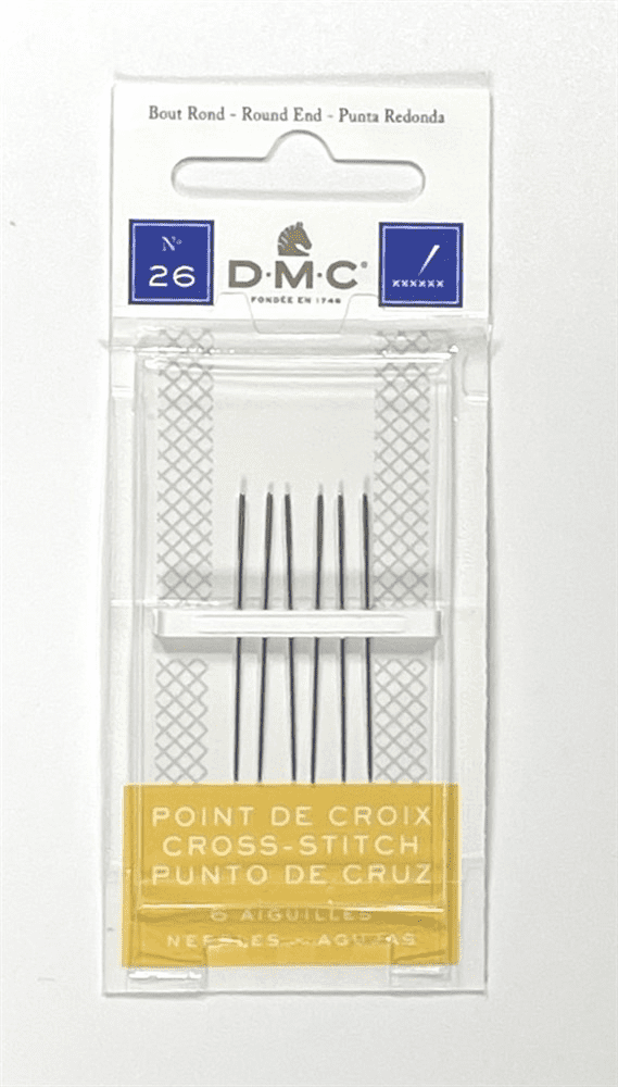 DMC Size 26 Needles 6 Pack