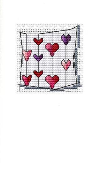 Hearts on a String Card