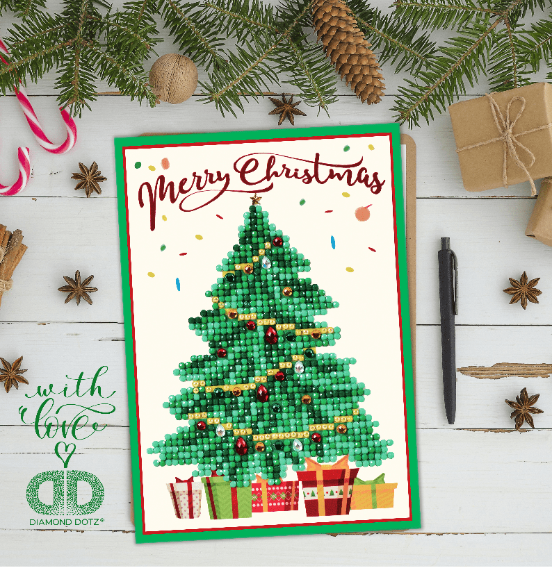 Merry Christmas Tree Card Kit