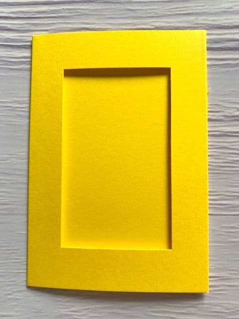 Mini Coloured Rectangle 2 Fold Aperture Card