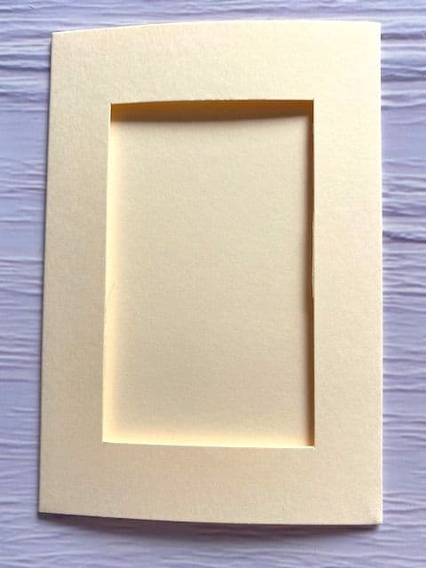 Mini Coloured Rectangle 2 Fold Aperture Card