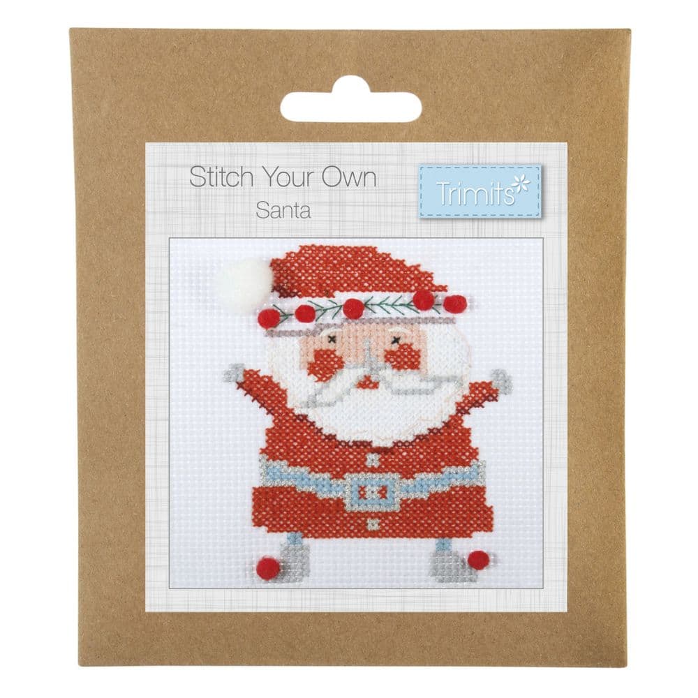 Mini Santa Cross Stitch Kit