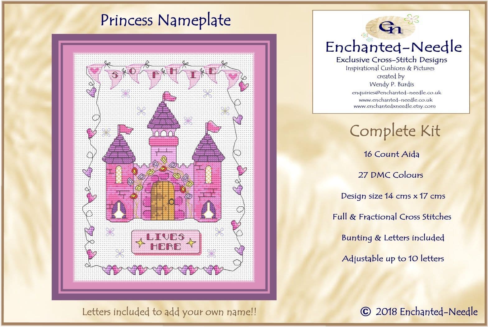 Princess Castle Nameplate