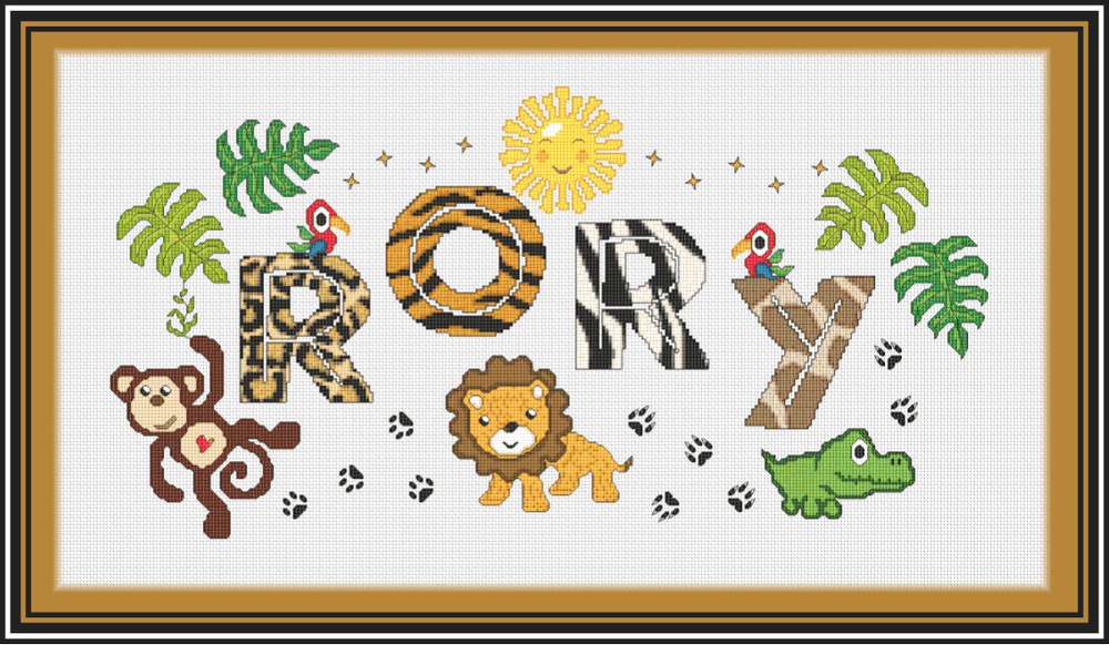 Safari Jungle Name Sampler