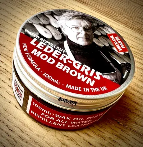AltBerg Leder Gris Boot Polish, MOD BROWN,