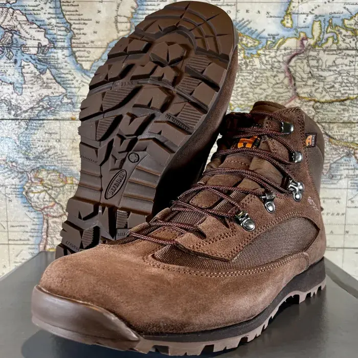 Alt-Berg Base Boot, Ankle Height, MOD Brown Suede Military Boot