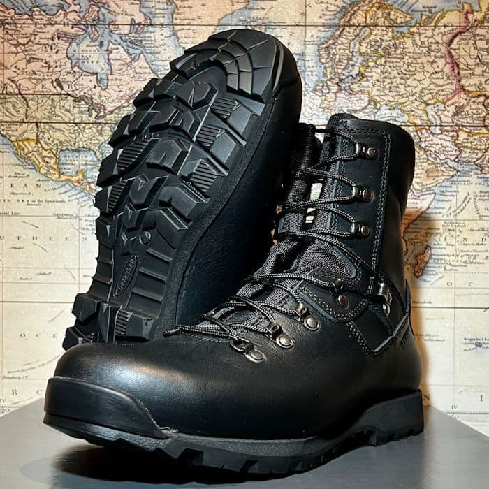 AltBerg Men's Tabbing Boot Black Leather