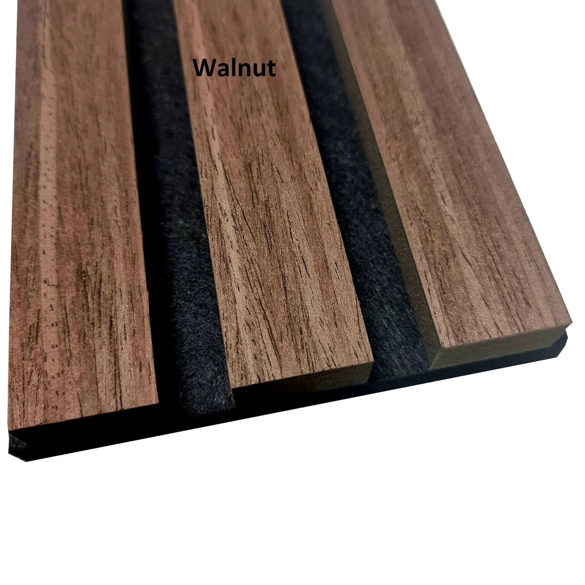 Acoustic Solid Wood Veneer Slatted Wall Panels