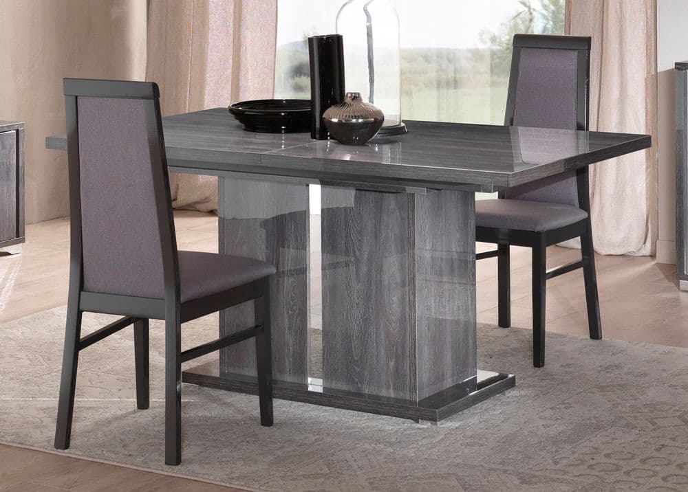 Napoli Grey Italian Extending Dining Table