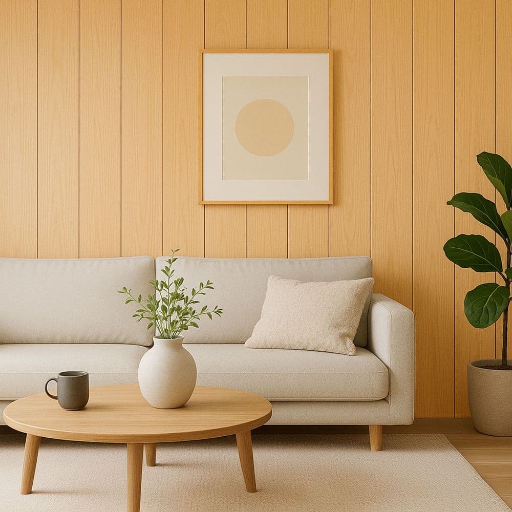 WPC Wood Effect Flat Style Wall Panels