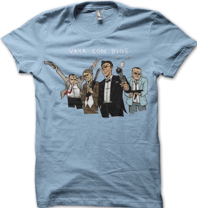 Point Break Vaya Con Dios Bodhi and Utah light blue sky printed t-shirt ...