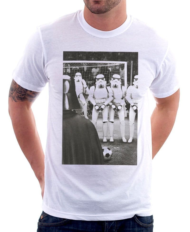 Stormtrooper Football inspired Darth Vader JEDI t-shirt 9775