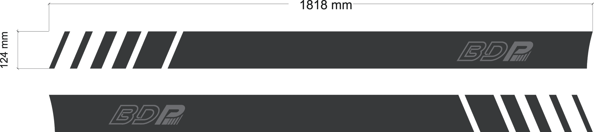 BD Performance Side Stripe Sided Pair