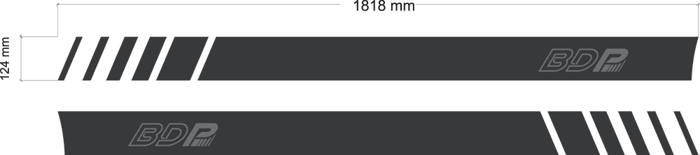 BD Performance Side Stripe Sided Pair