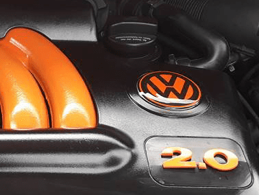 VW Beetle Engine Cover Gel Overlay 70mm