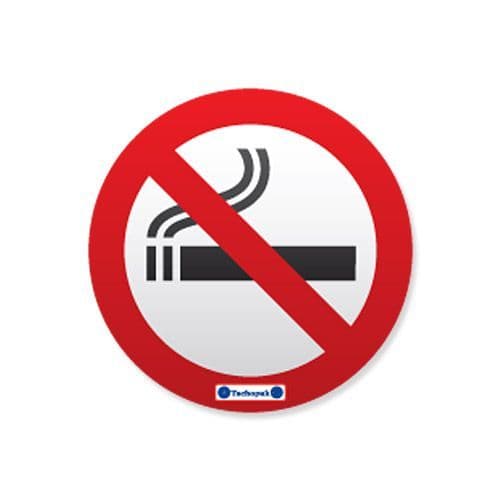 No Smoking Window Sticker