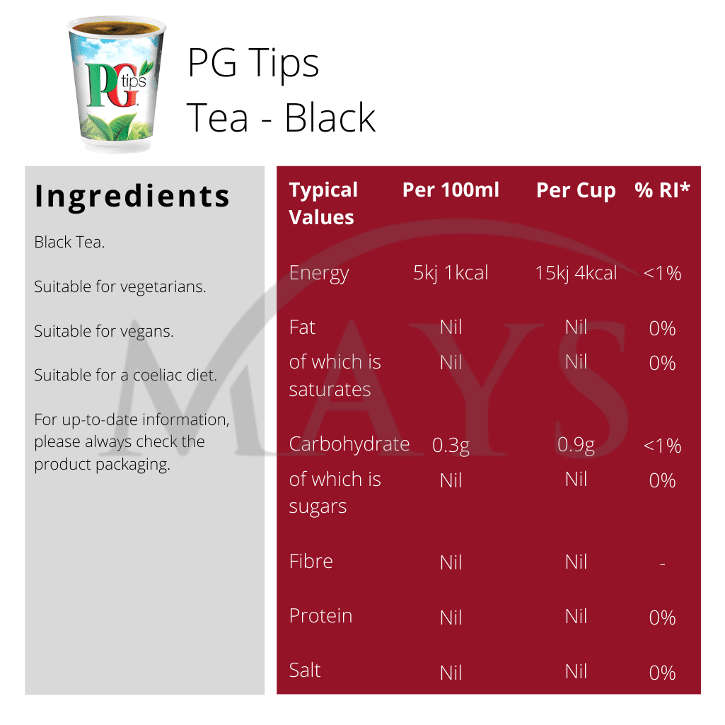 PG Tips Black 10 Cups