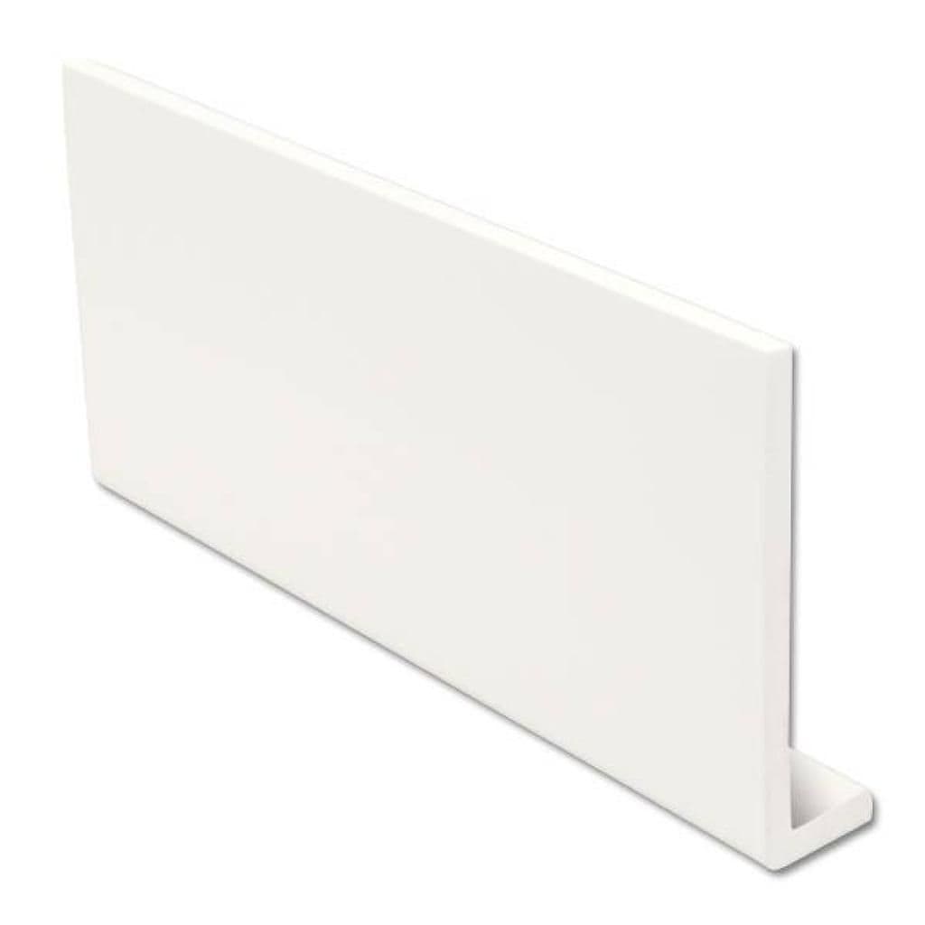 125mm White uPVC 10mm Fascia Cover Capping Board