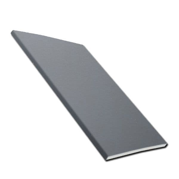 300mm Slate Grey Smooth uPVC Soffit Board - 5m RAL 7015