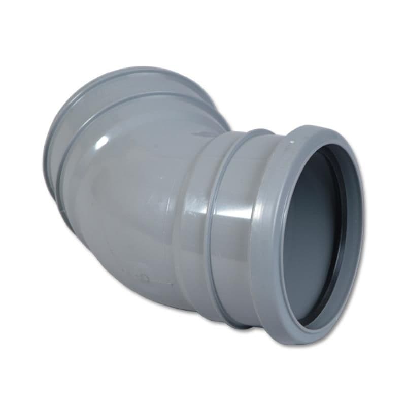 FloPlast Grey Soil Pipe 135 Degree Top Offset Bend