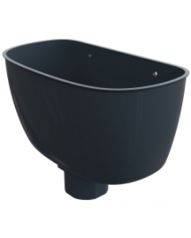 Freeflow Round Hopper Anthracite Grey