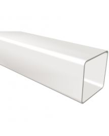 Freeflow Square Pipe 4 metre White