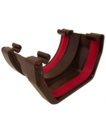 Freeflow Square to Round Gutter Adaptor Brown