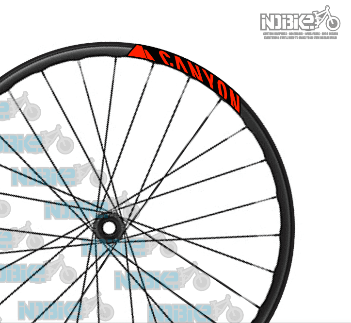 Canyon logo Rim Stickers/Decals
