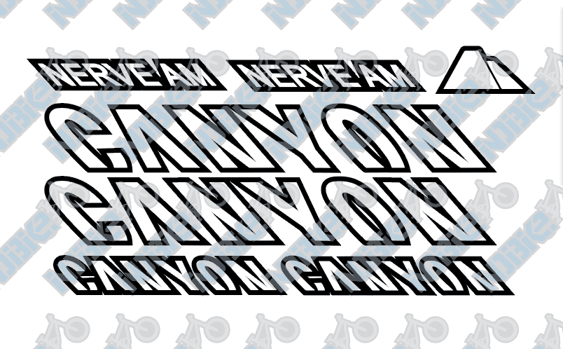 Canyon Nerve Am Decal Kit