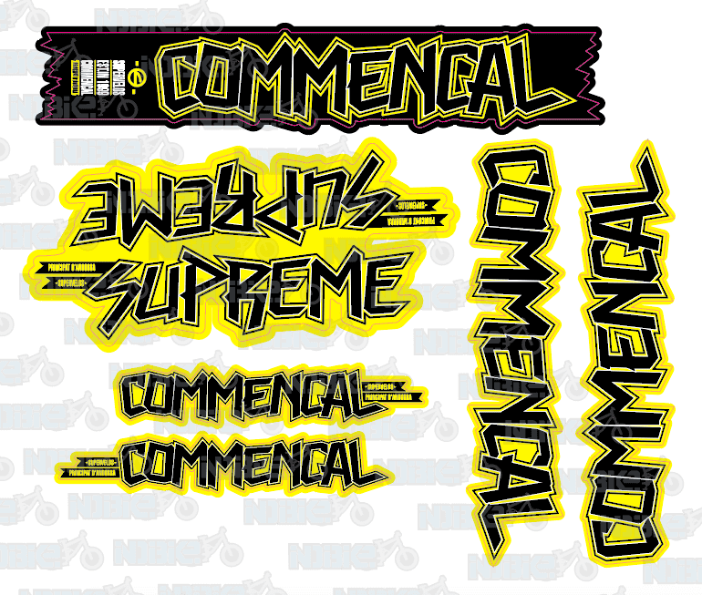Commencal Supreme 24& x22; Stickers/Decals