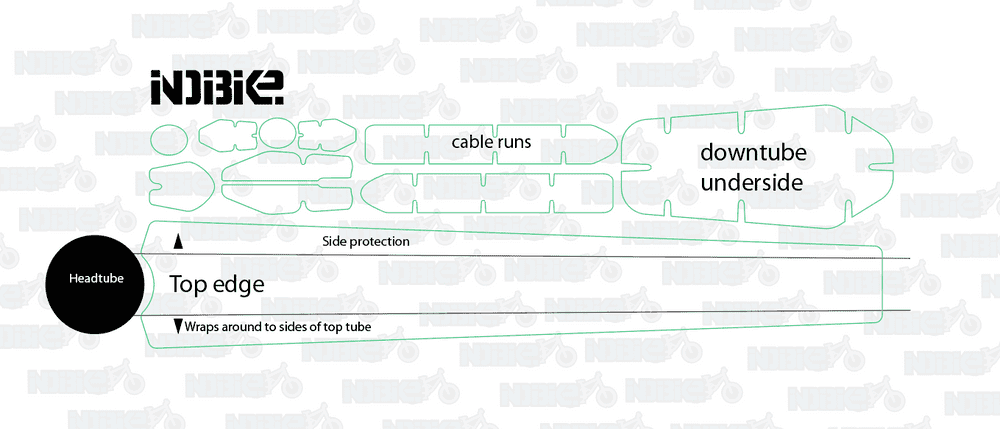 Generic Top Tube Protection Invisifilm Kit